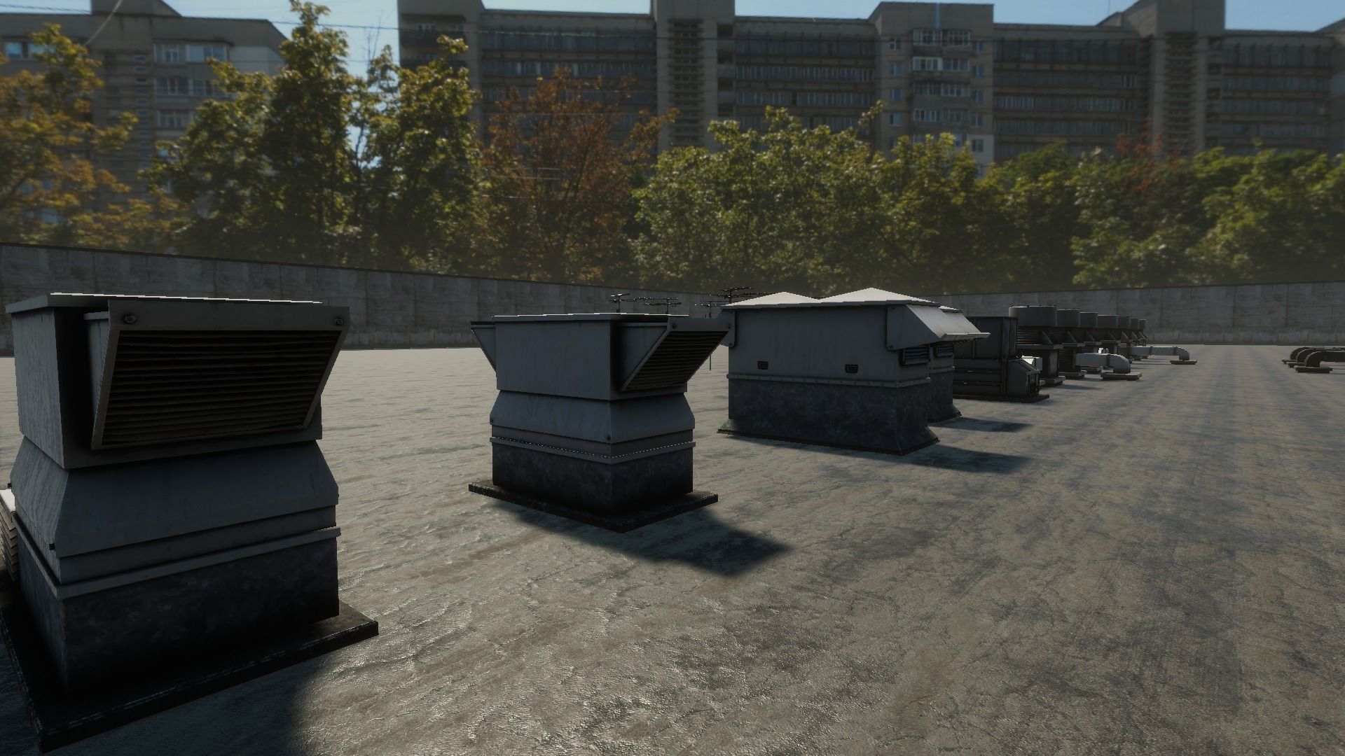 3D model HQ Rooftop Props Collection - PBR VR / AR / low-poly | CGTrader