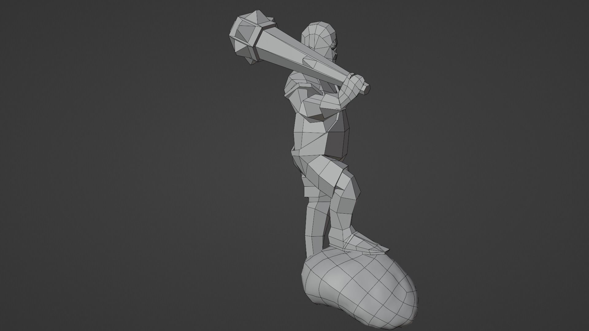 3D model Cyclops Giant Monster Titan Ogre Game ready Rigged VR / AR ...