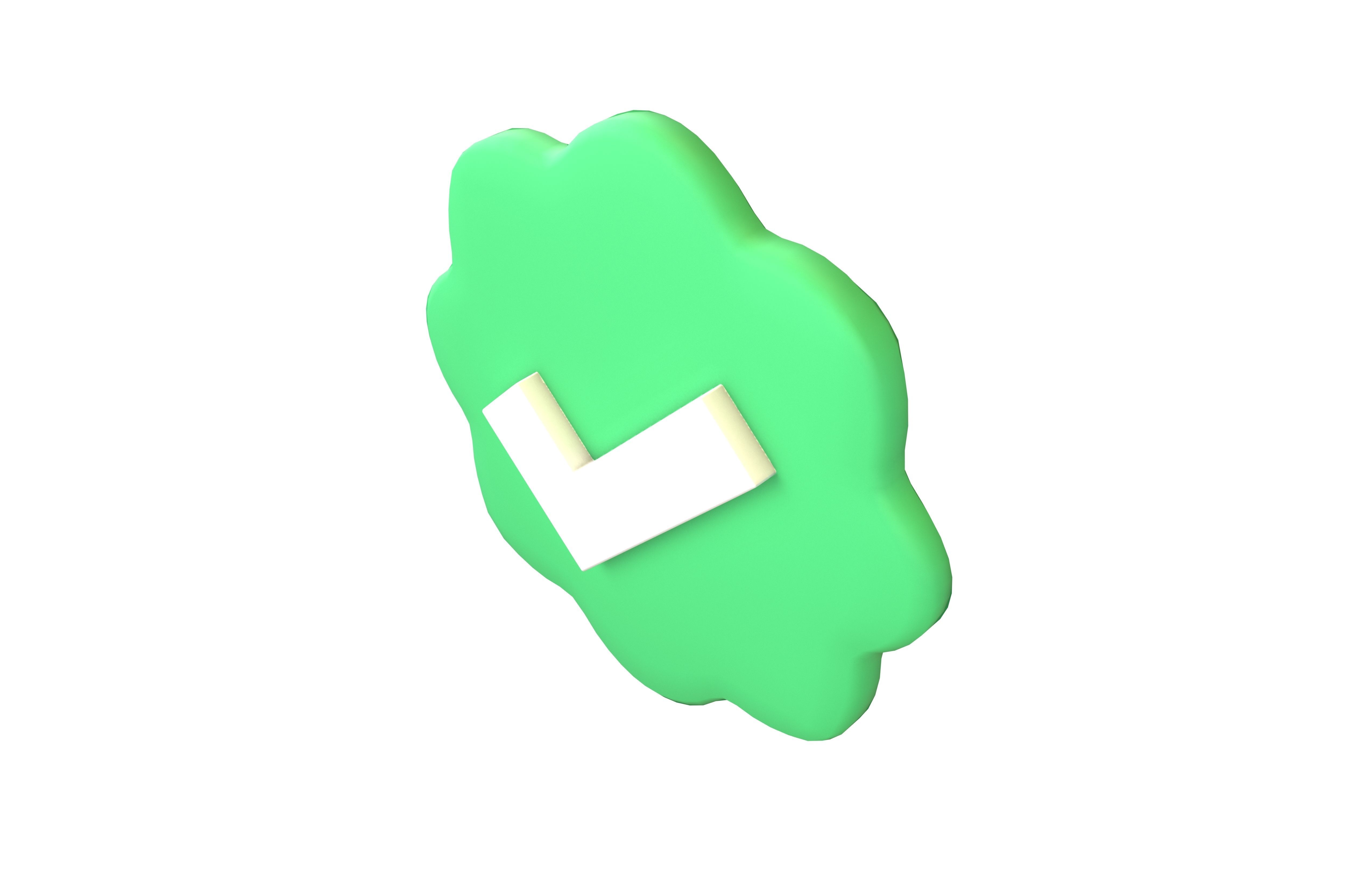 3D model Verified Check Mark Symbol v1 006 VR / AR / low-poly | CGTrader