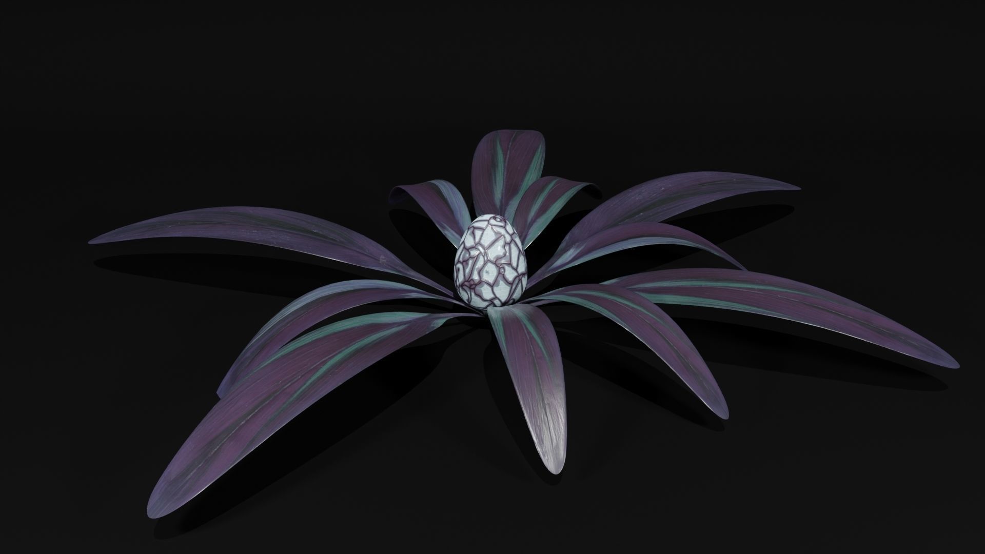 3D model Tropical Alien Plant VR / AR / low-poly | CGTrader