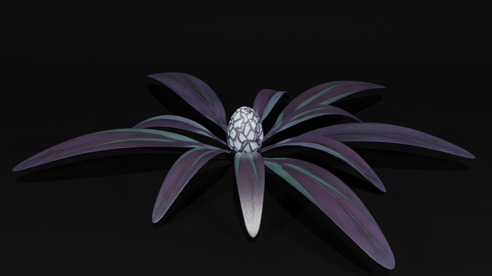 3D model Tropical Alien Plant VR / AR / low-poly | CGTrader