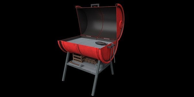 3D model GAME READY - BBQ ASSET VR / AR / low-poly | CGTrader
