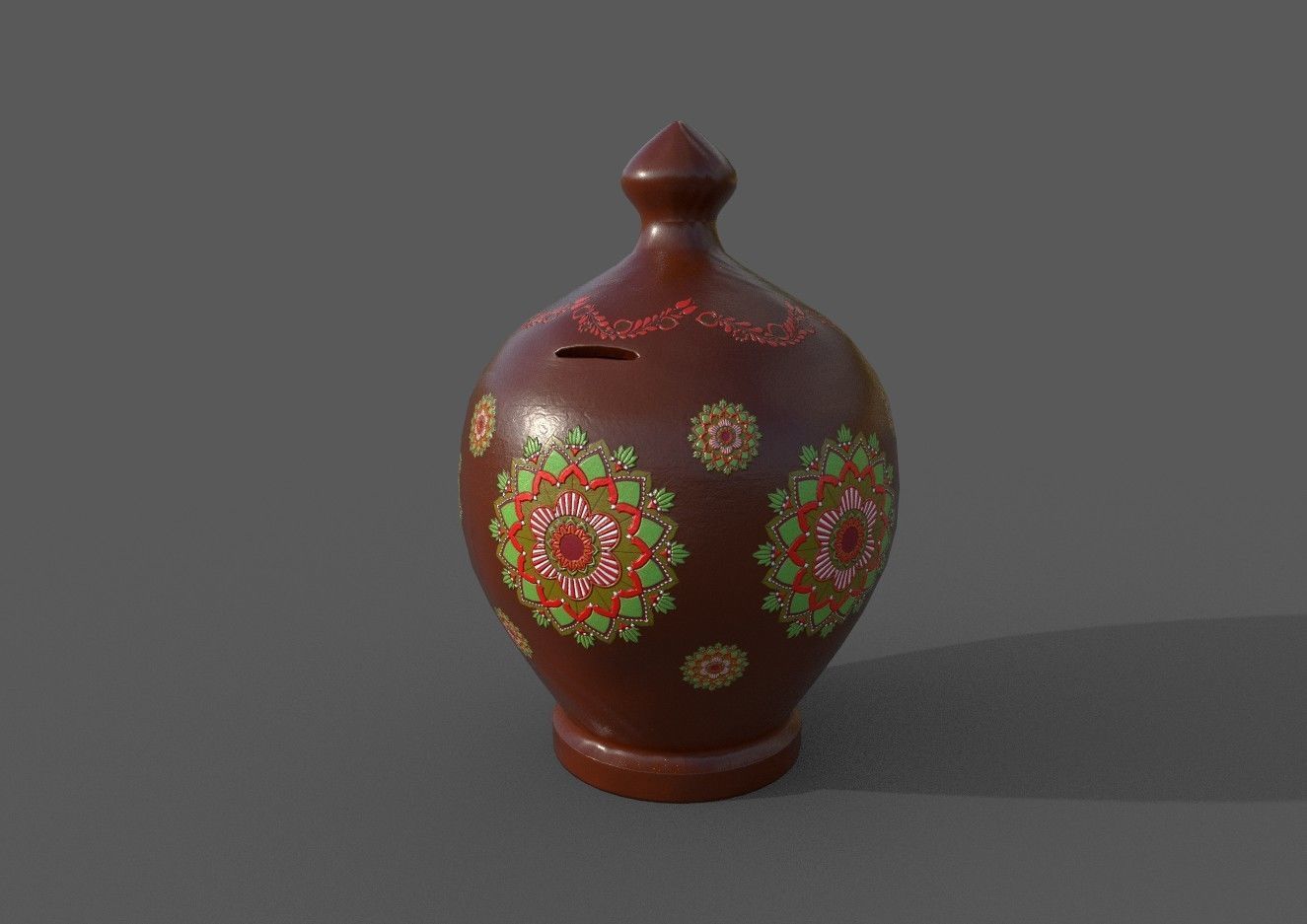 3D model Indian Clay bank and cooking pot VR / AR / low-poly | CGTrader