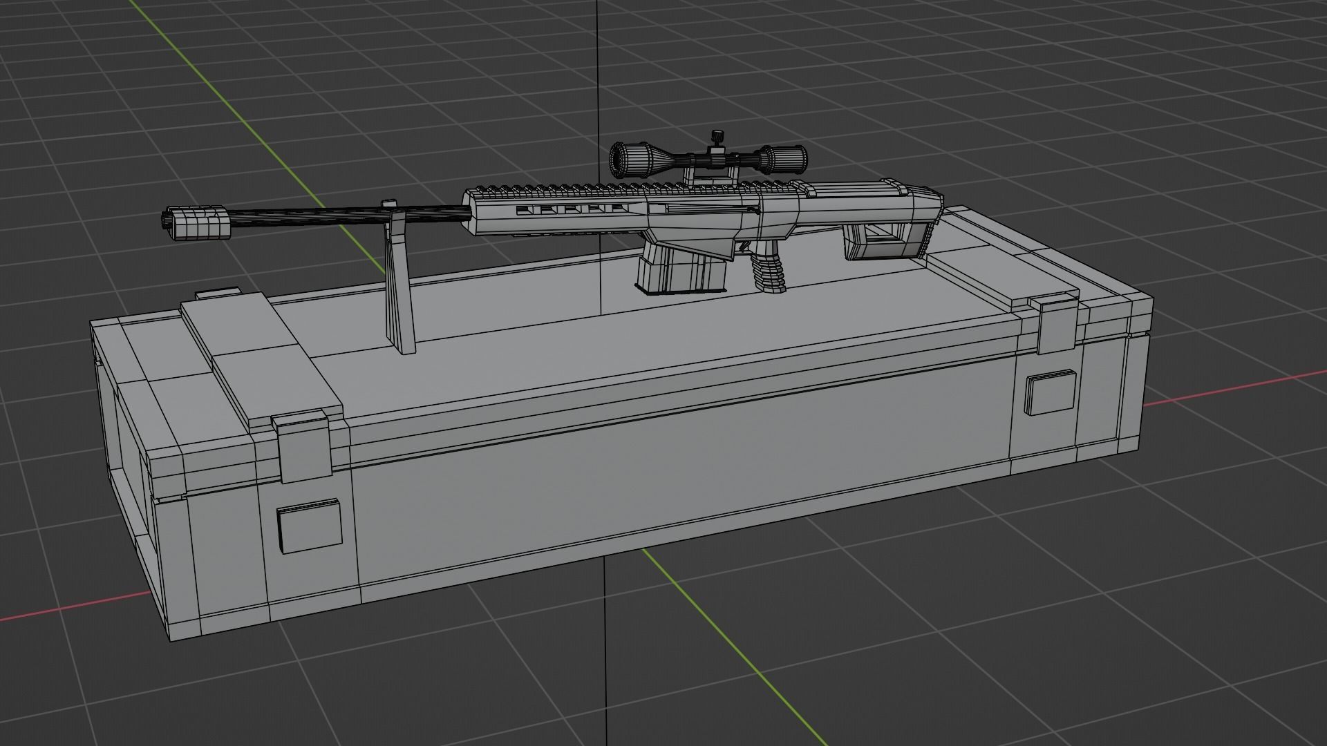 3D model Sniper low poly VR / AR / low-poly | CGTrader