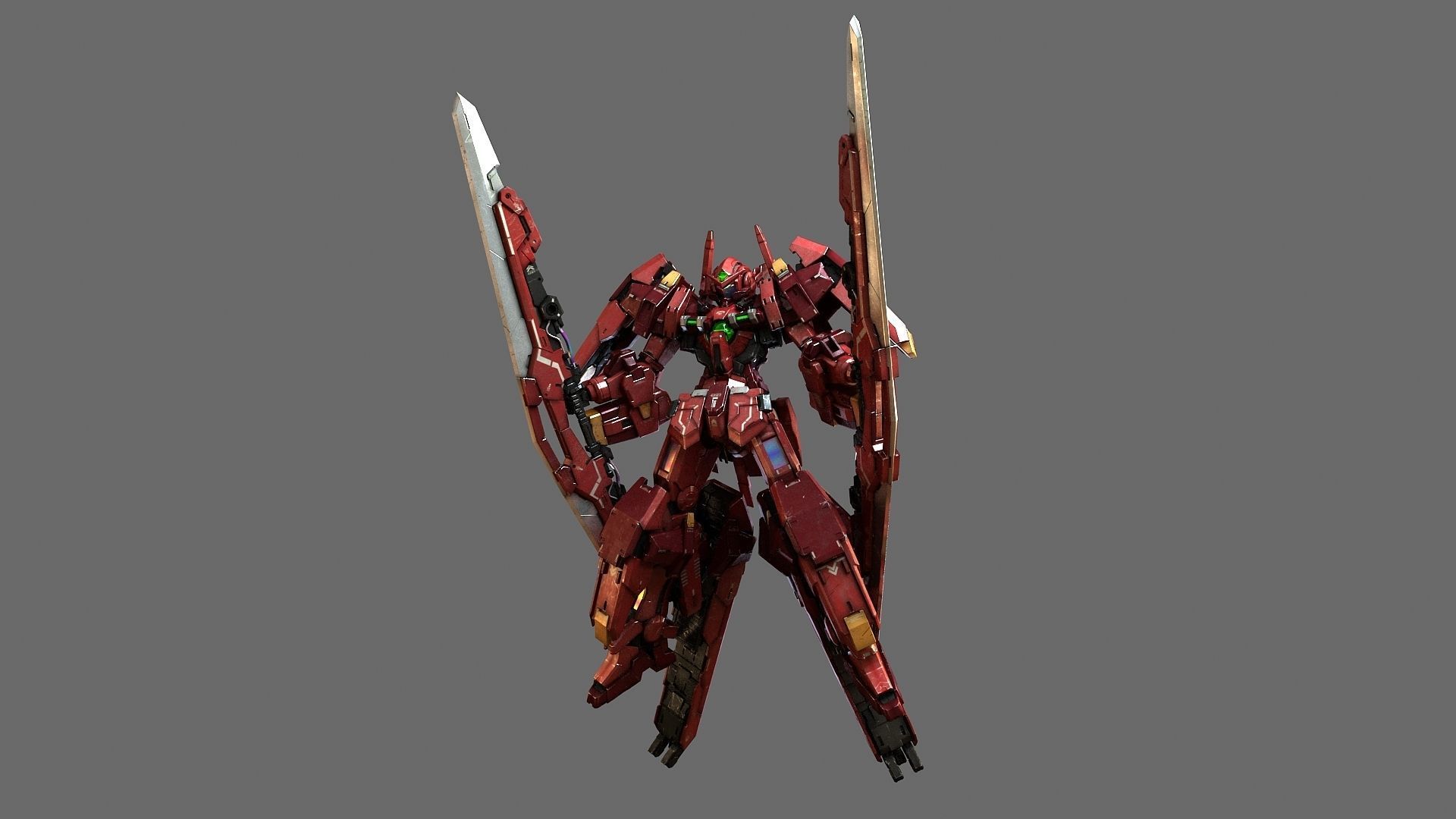 MOBILE SUIT GNY-001F GUNDAM ASTRAEA TYPE-F AVARANG DASH OP-SET 3D model ...