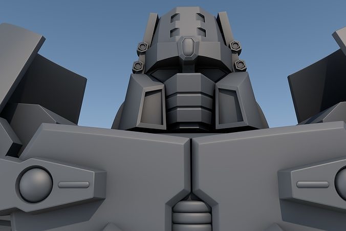 Guntras - Megazord - power ranger 3D model | CGTrader