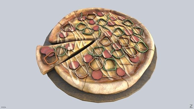 3D model Pizza VR / AR / low-poly | CGTrader