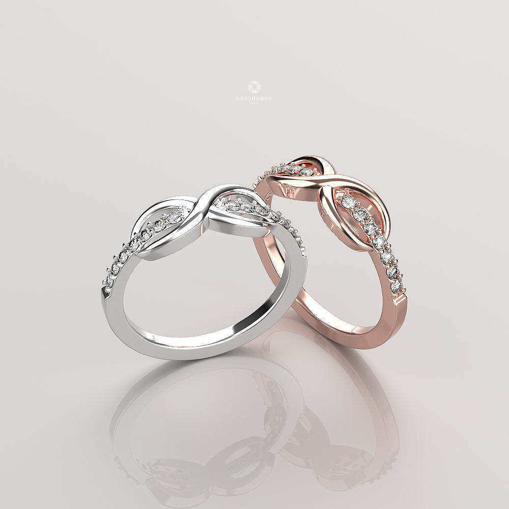 Infinity Ring free 3D model 3D printable | CGTrader
