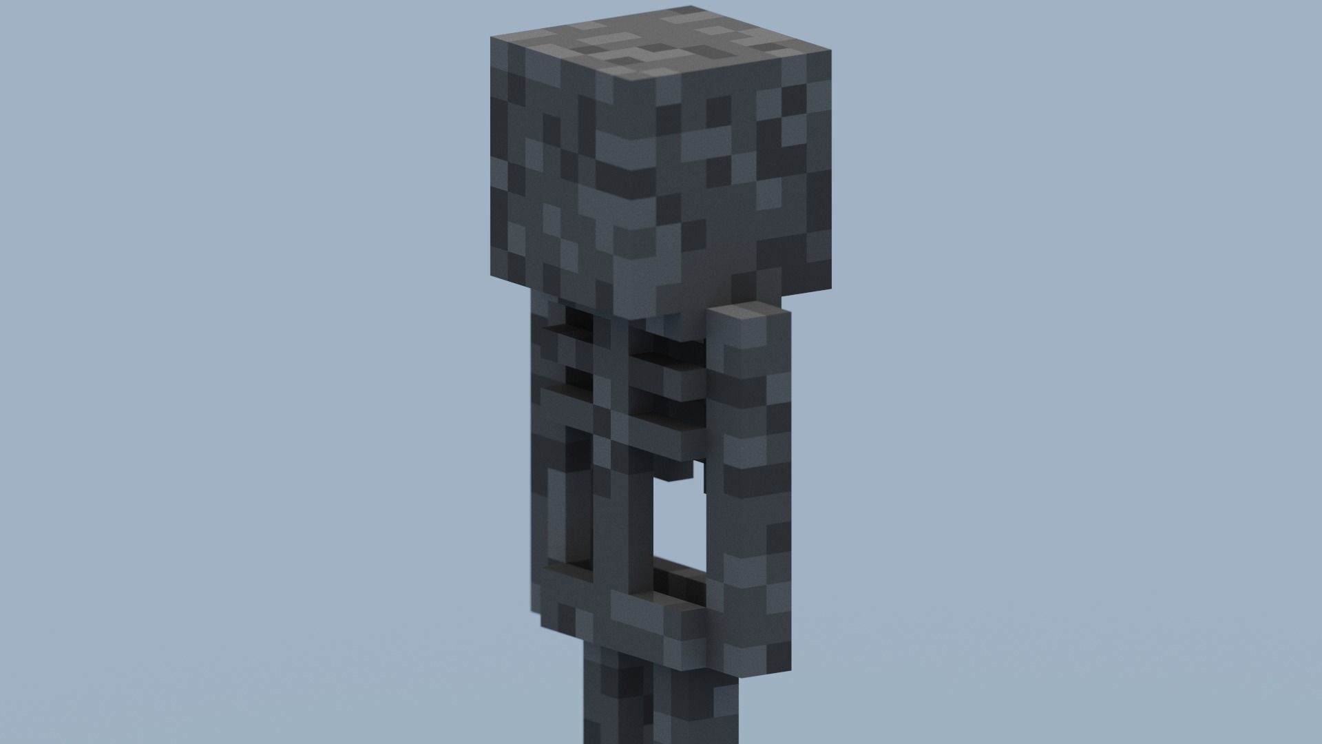 3D model Minecraf Skeleton VR / AR / low-poly | CGTrader