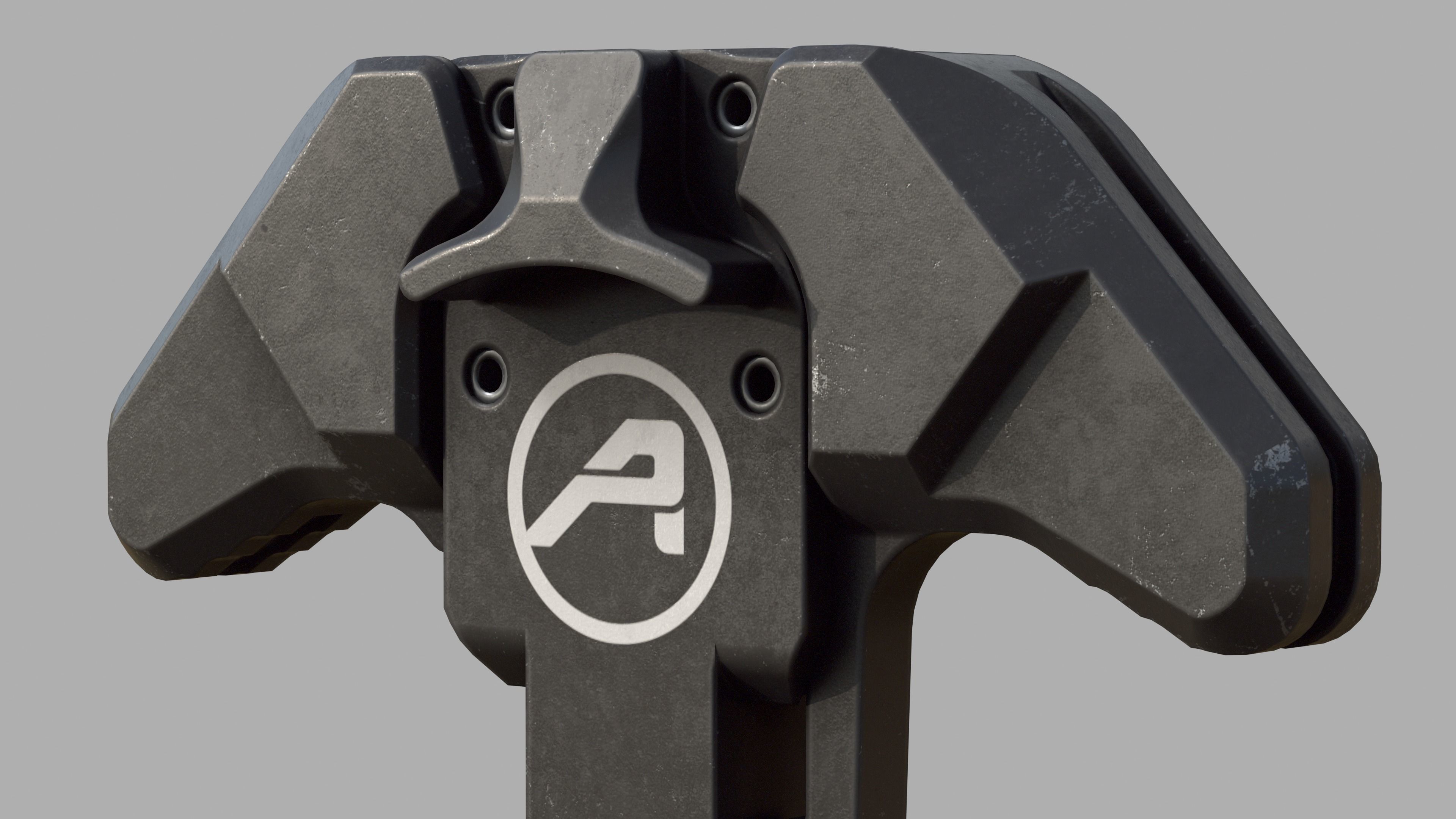 3D model Aero Precision - BREACH Charging Handle - Replica - LOW POLY ...