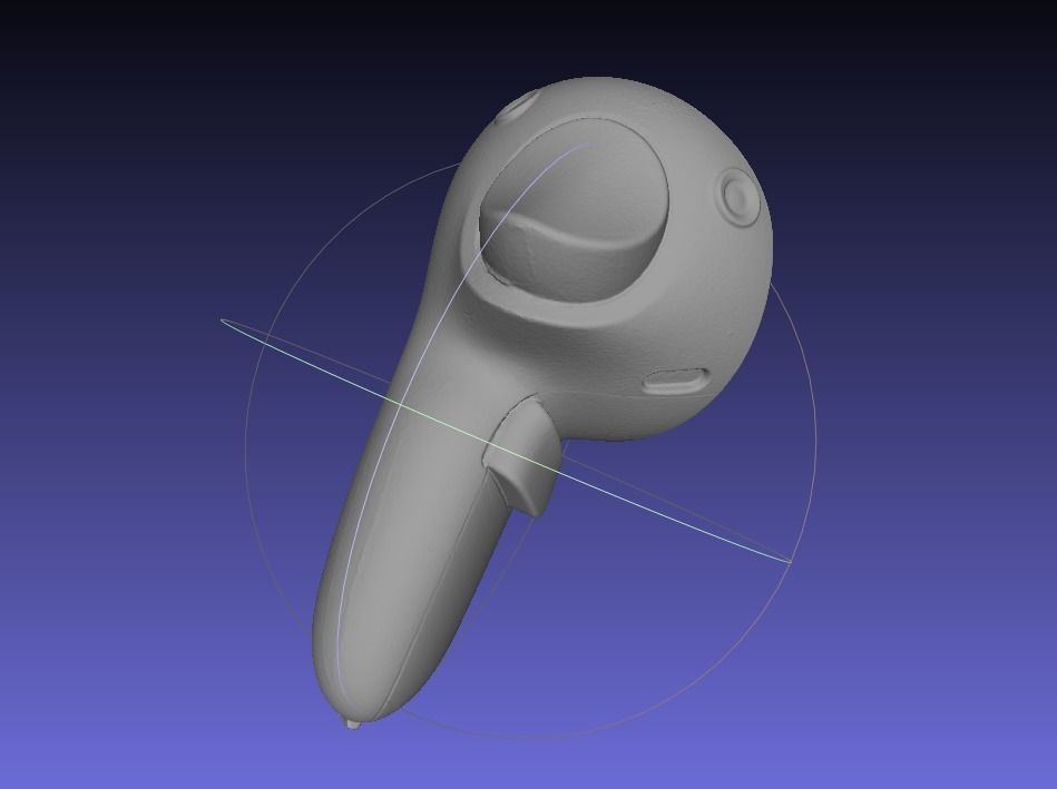 Oculus Meta Quest Pro controller scanned model 3D model 3D printable ...