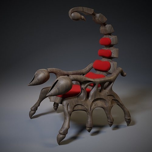 Scorpion chair 3D model | CGTrader