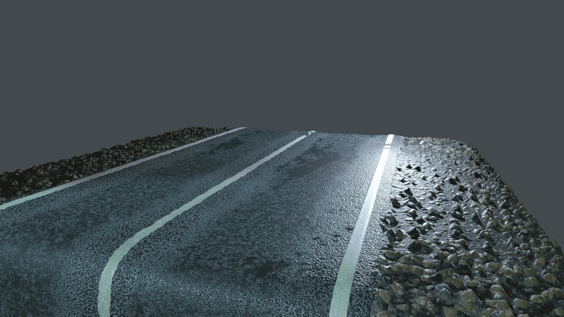 REALISTIC ROAD PBR TEXTURE - SEAMLESS Texture and sbsar File Texture ...