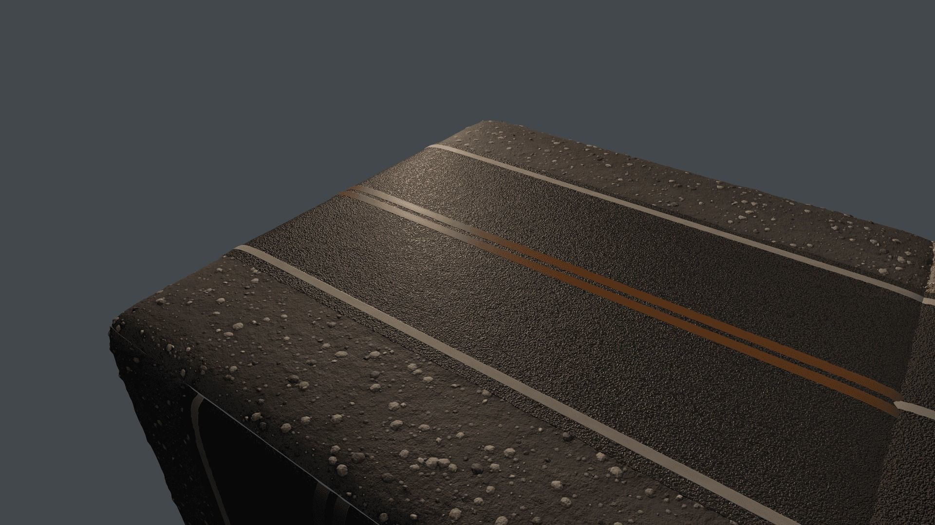 REALISTIC ROAD PBR TEXTURE - SEAMLESS Texture and sbsar File Texture ...