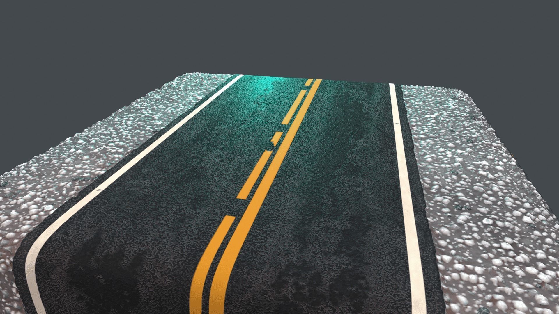REALISTIC ROAD PBR TEXTURE - SEAMLESS Texture and sbsar File Texture ...