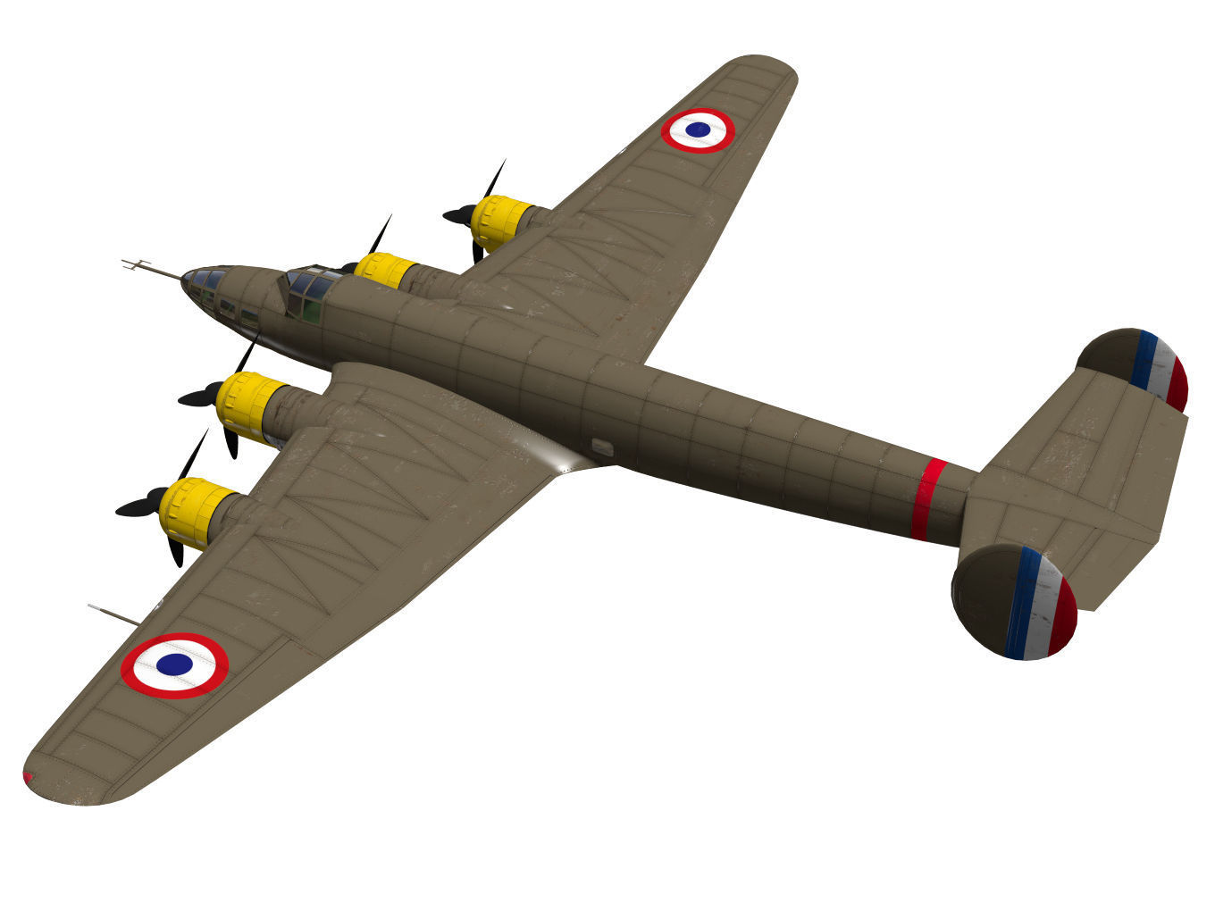 Bloch MB162 3D model | CGTrader