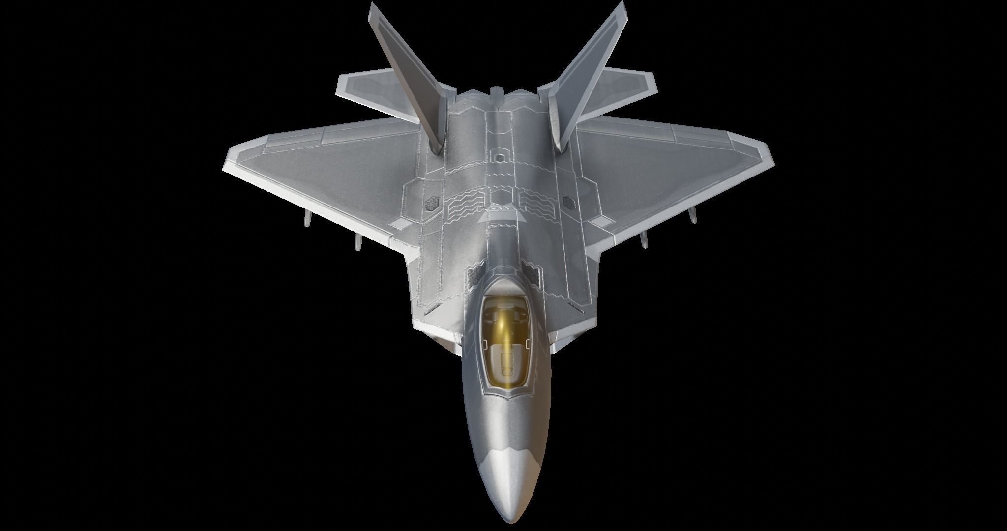 3D model Lockheed Martin F-22 Raptor VR / AR / low-poly | CGTrader