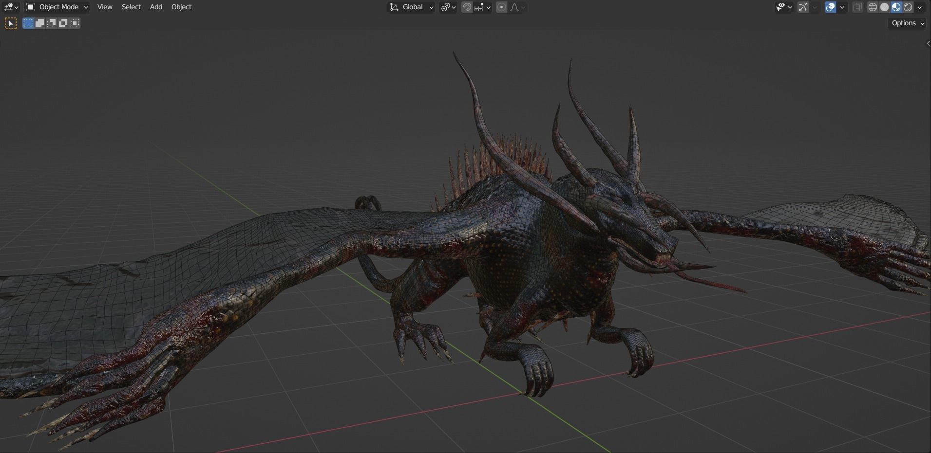 3D model Dragon VR / AR / low-poly | CGTrader