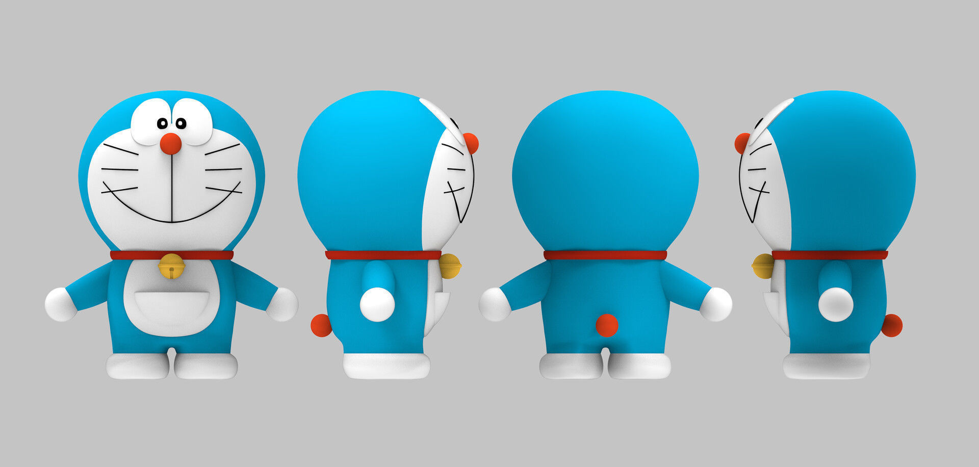 3D model Doraemon Cartoon 3D Model - RIGGED VR / AR / low-poly | CGTrader