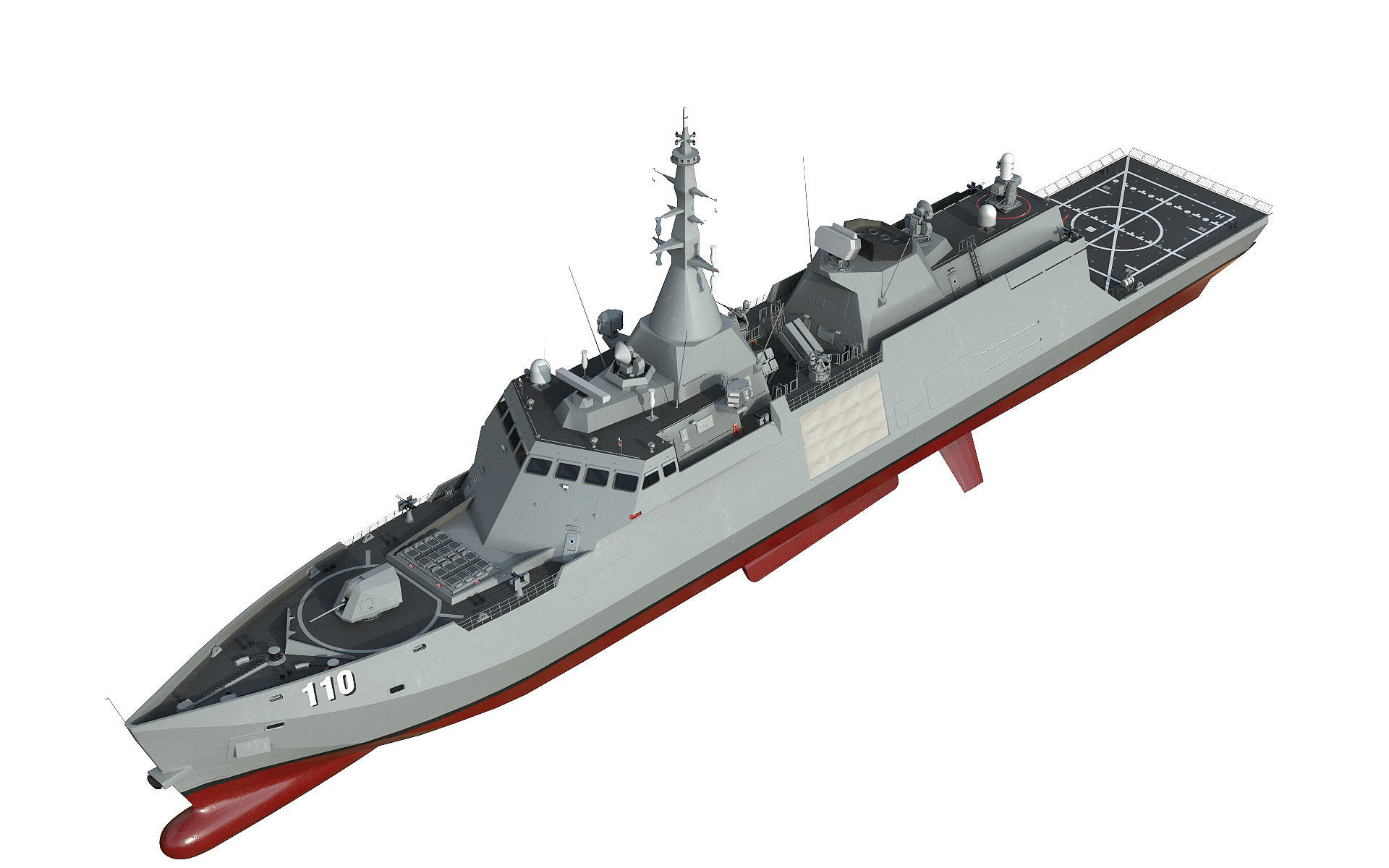 Frigate Class Ship 3D model | CGTrader
