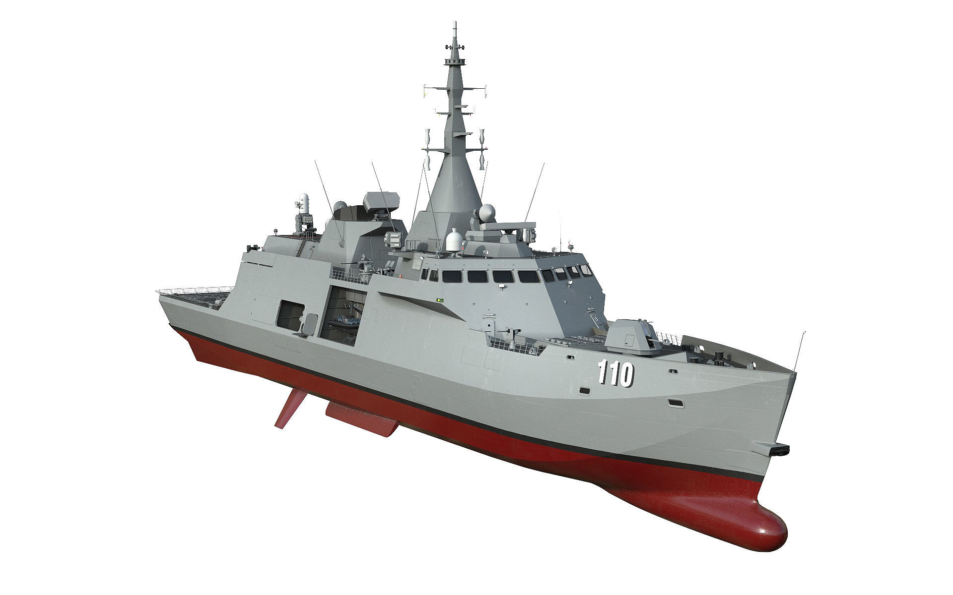 Frigate Class Ship 3D model | CGTrader
