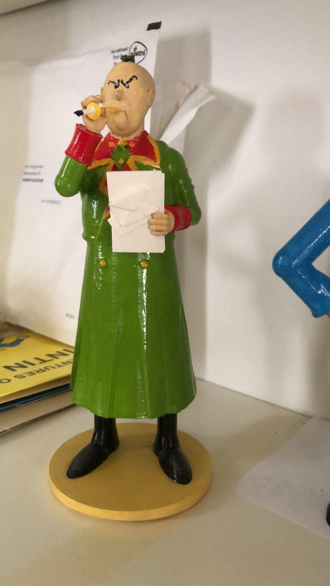 Colonel Sponsz from Tintin King Ottokars Sceptre 3D model 3D printable ...