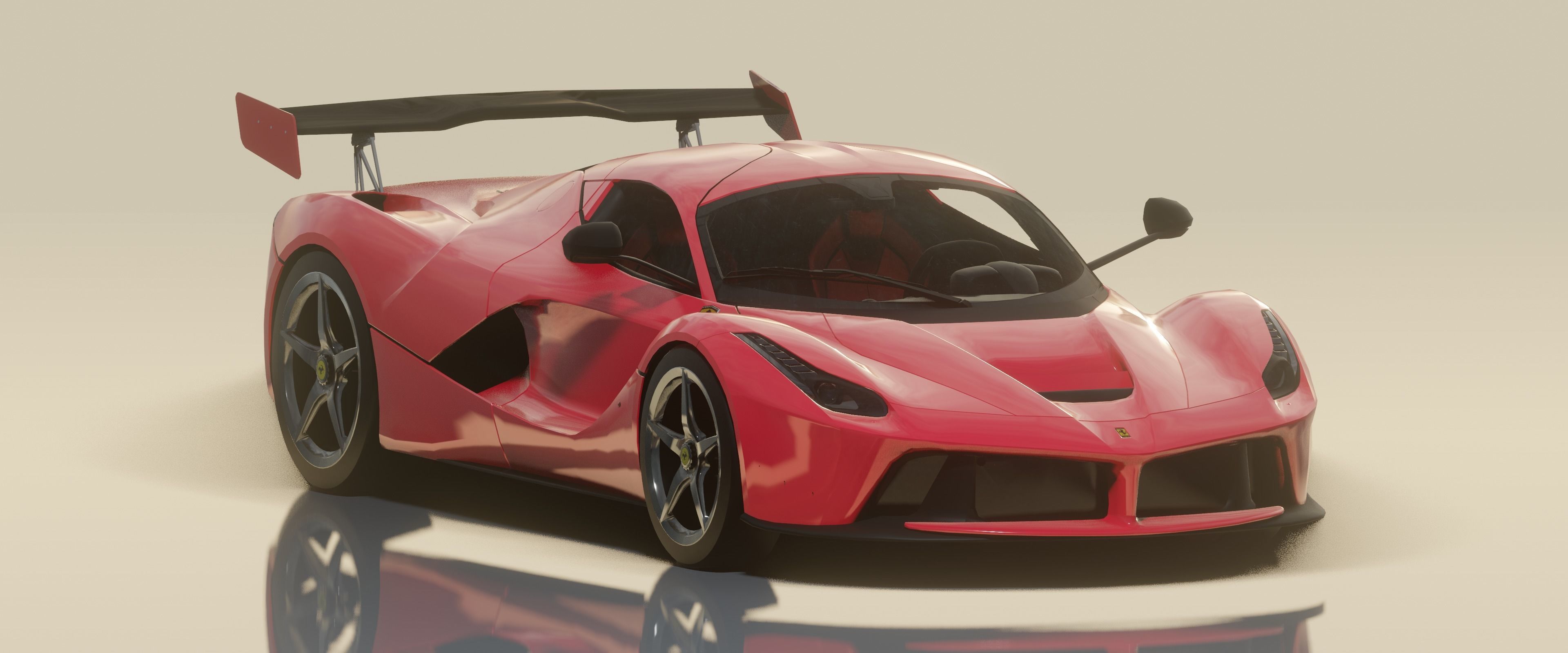 3D model Ferrari LaFerrari - Photorealistic VR / AR / low-poly | CGTrader