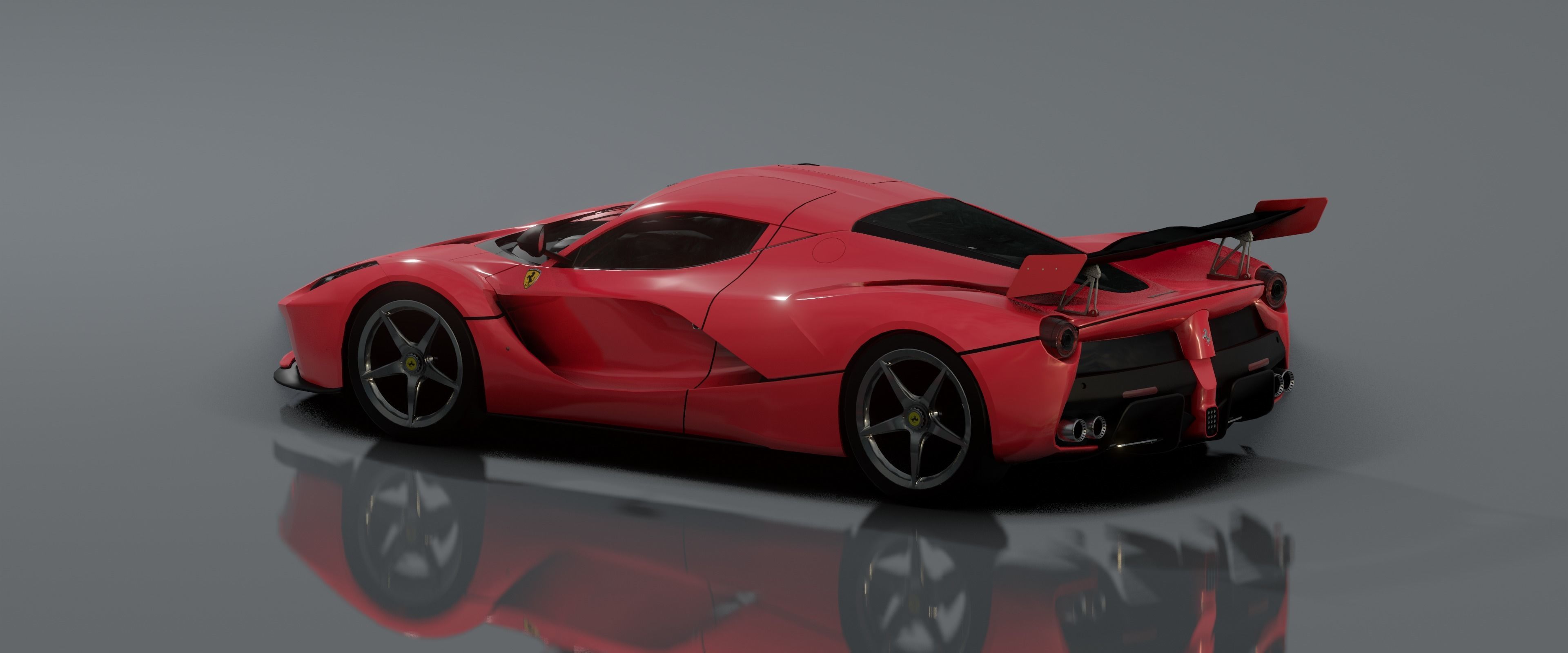 3D model Ferrari LaFerrari - Photorealistic VR / AR / low-poly | CGTrader