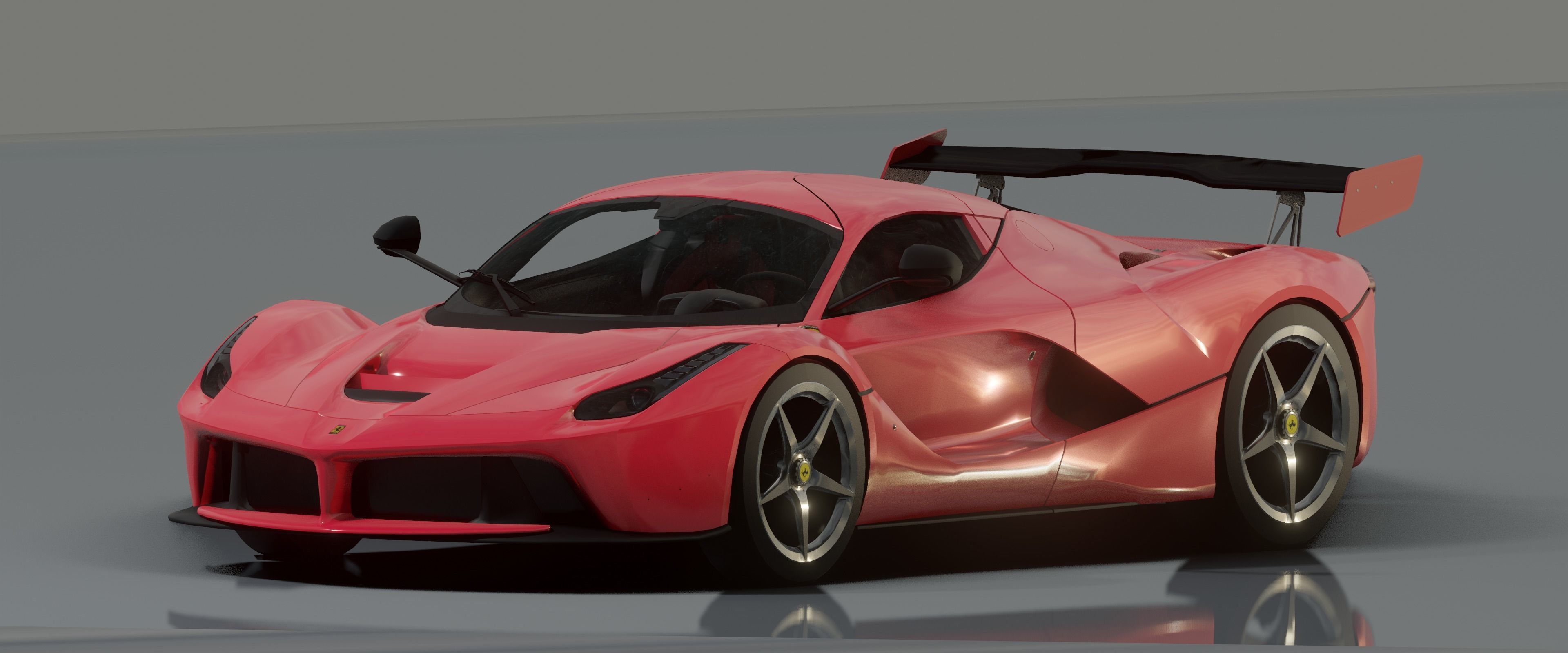 3D model Ferrari LaFerrari - Photorealistic VR / AR / low-poly | CGTrader