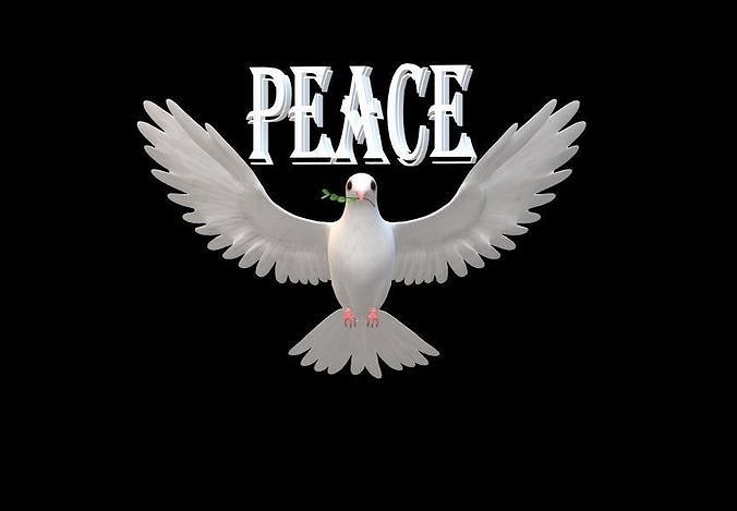 peace 3D model | CGTrader