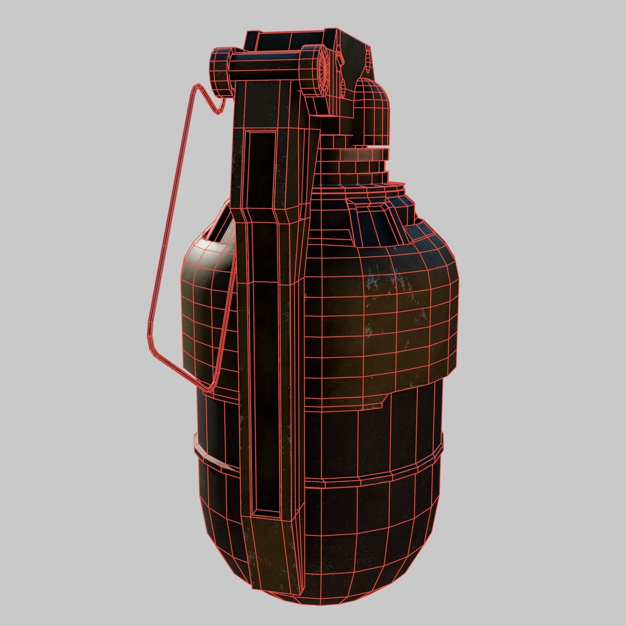 3D model Futuristic grenade concept VR / AR / low-poly | CGTrader