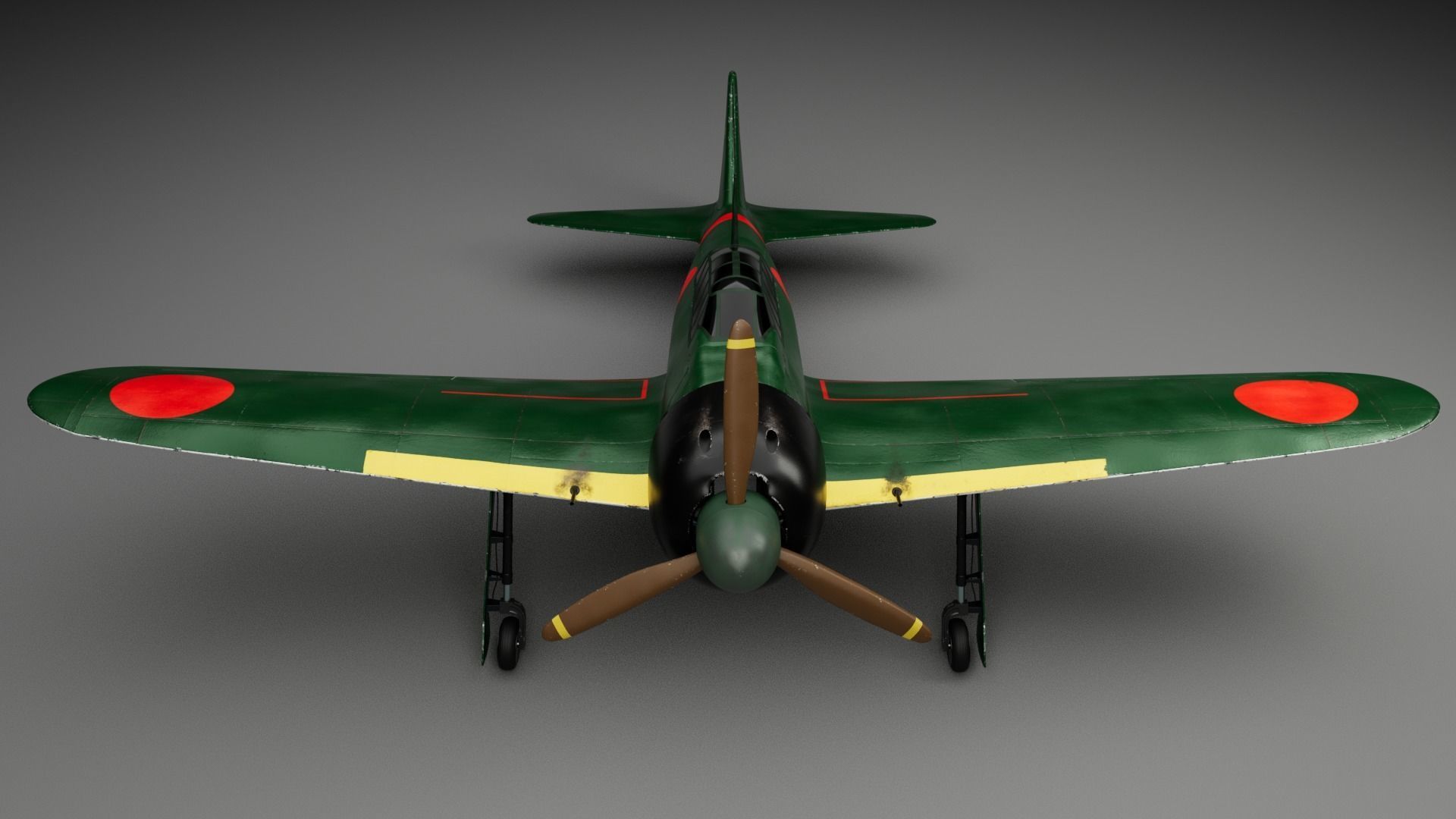 A6M5 Zero fighter 3d model 3D model | CGTrader