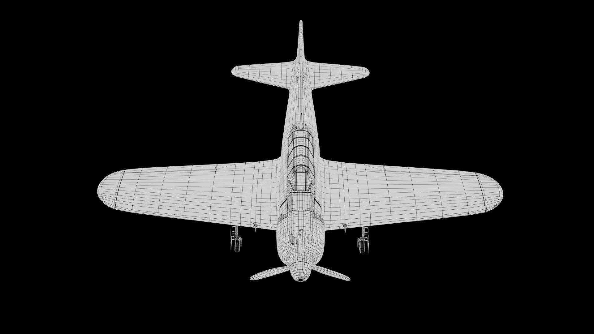 A6M5 Zero fighter 3d model 3D model | CGTrader