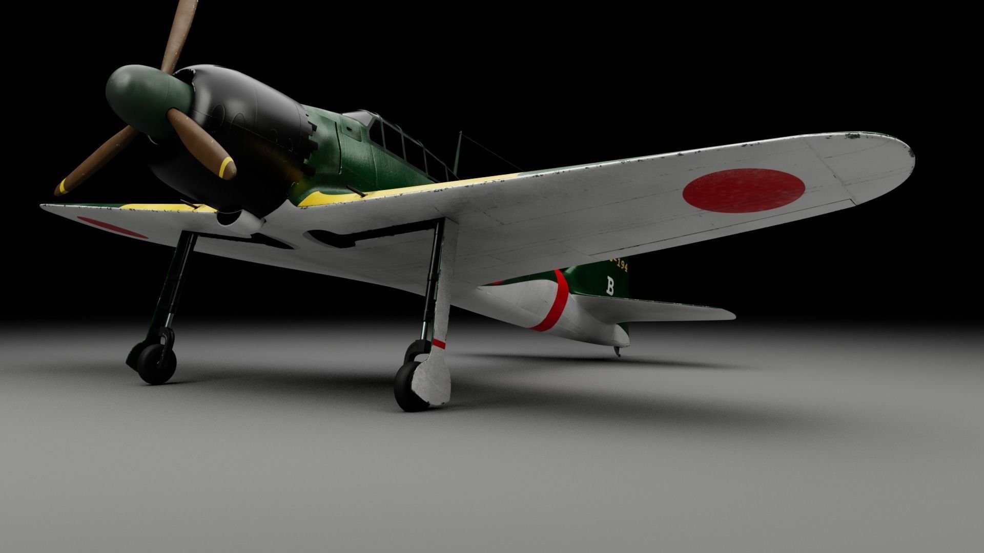A6M5 Zero fighter 3d model 3D model | CGTrader