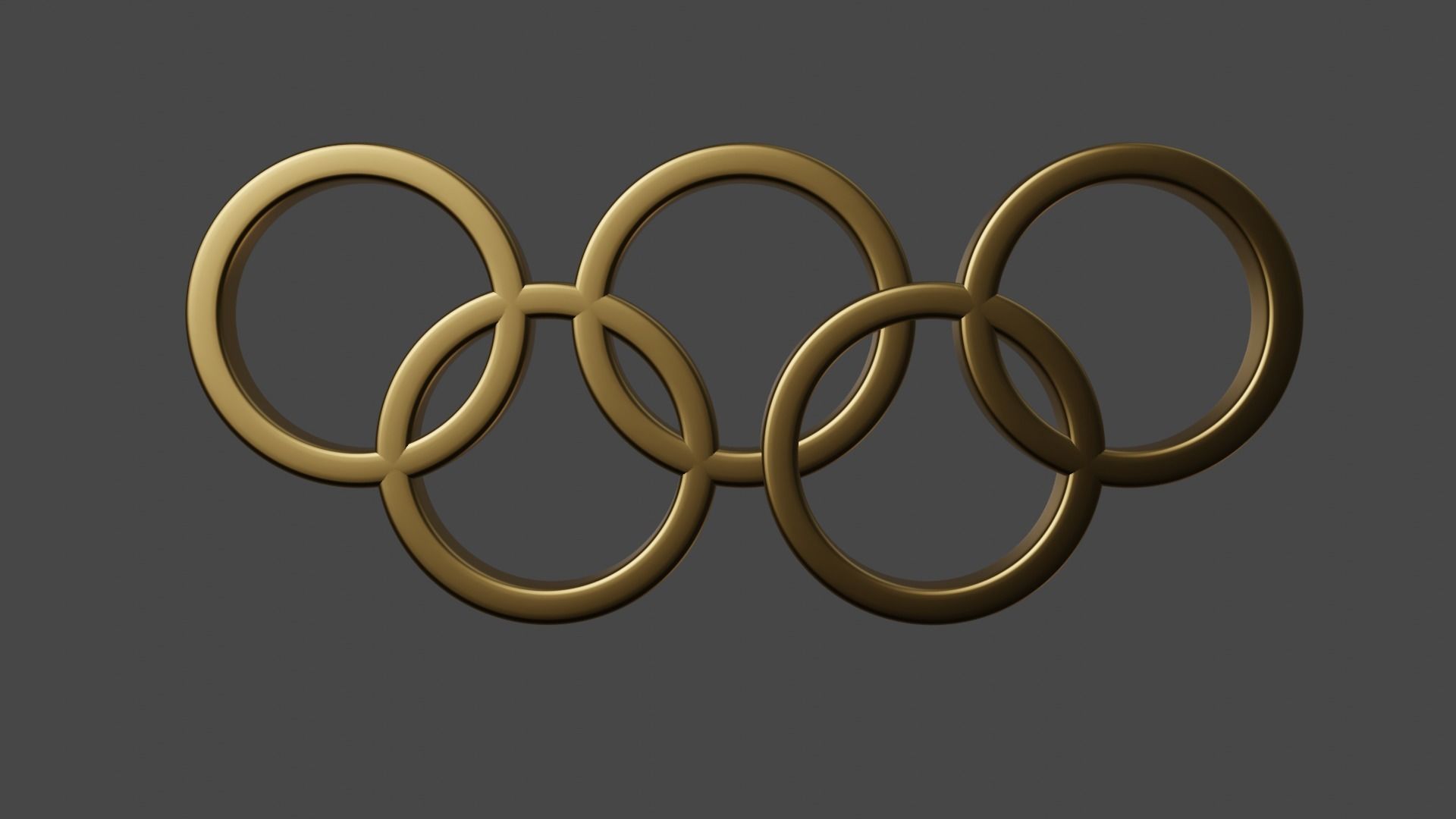 Olympic Game Gold 3D model | CGTrader