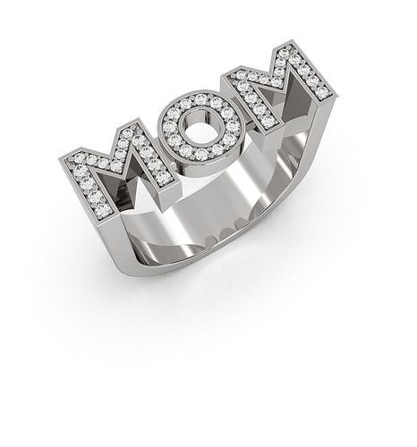 3 MOM Ring 3D model 3D printable | CGTrader