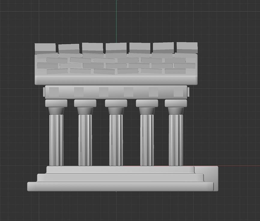 3D model Parthenon Diorama VR / AR / low-poly | CGTrader