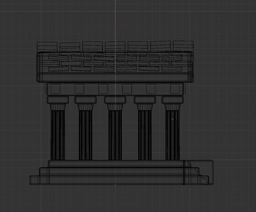 3D model Parthenon Diorama VR / AR / low-poly | CGTrader