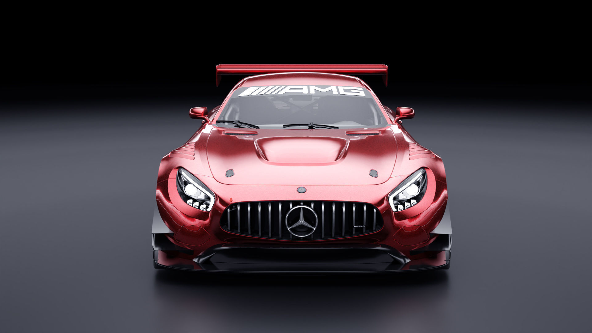 3D model Mercedes AMG GT3 VR / AR / low-poly | CGTrader