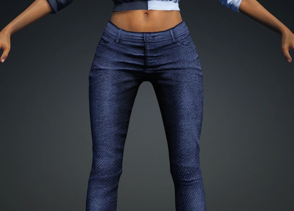 3D model Meet FURAHA - Realistic black female real-time VR / AR / low ...
