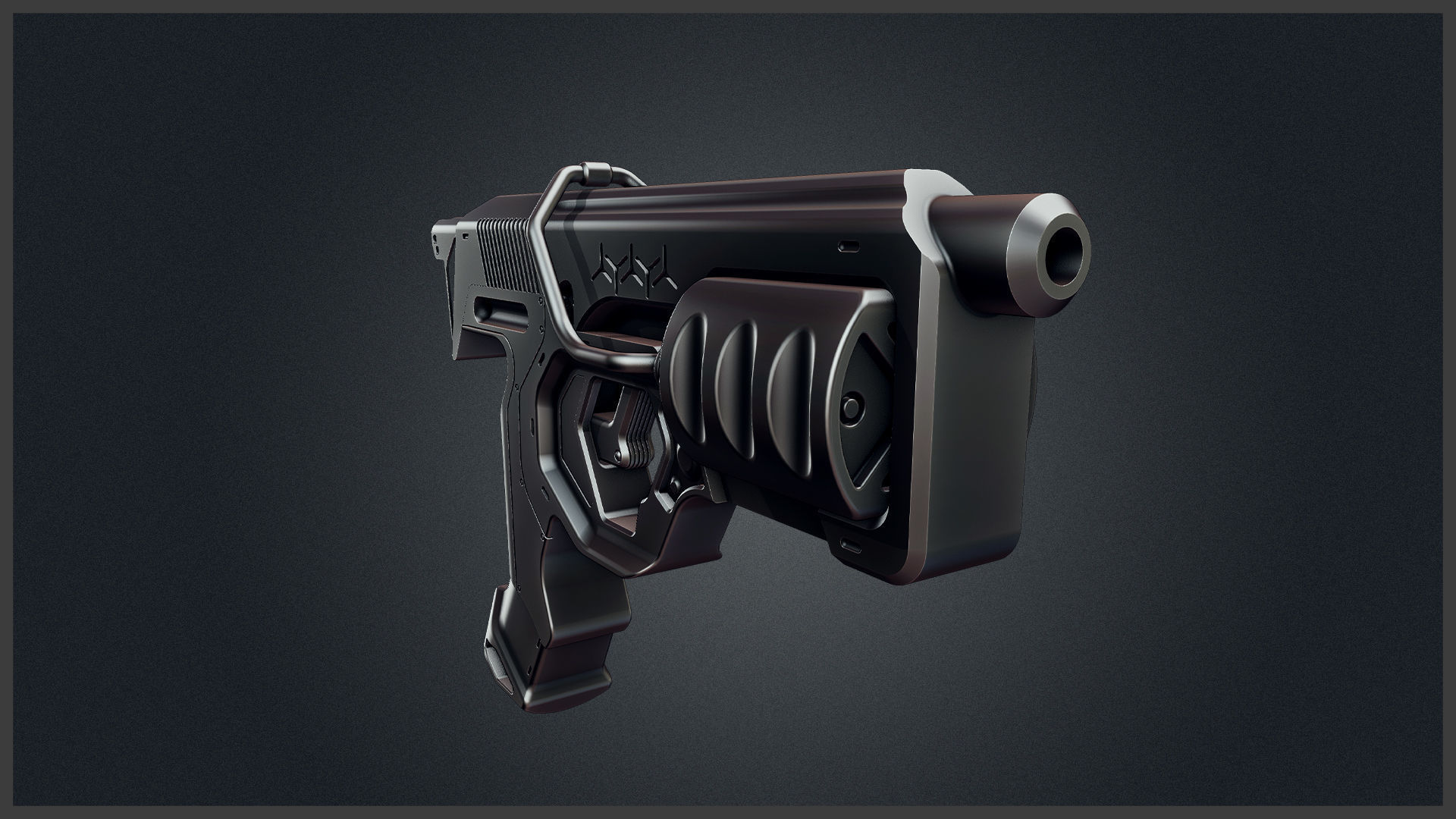 3D Gun Kitbash OBJ BLENDFILES 3D model | CGTrader