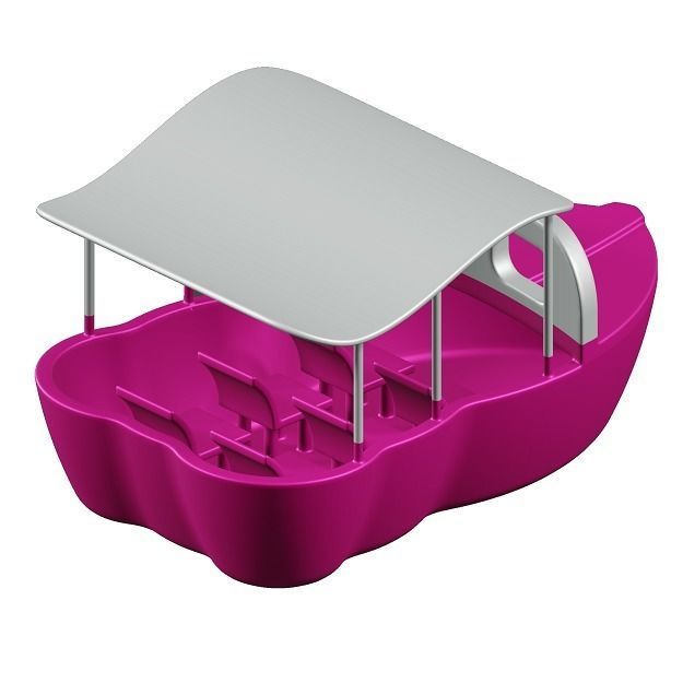 Baby Cartoon Boat 3D model | CGTrader