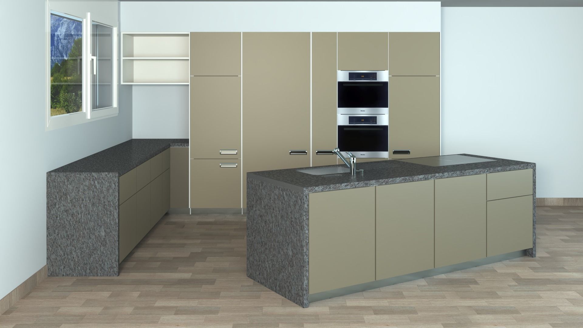Kitchen collection - 7 open modern kitchen | CGTrader