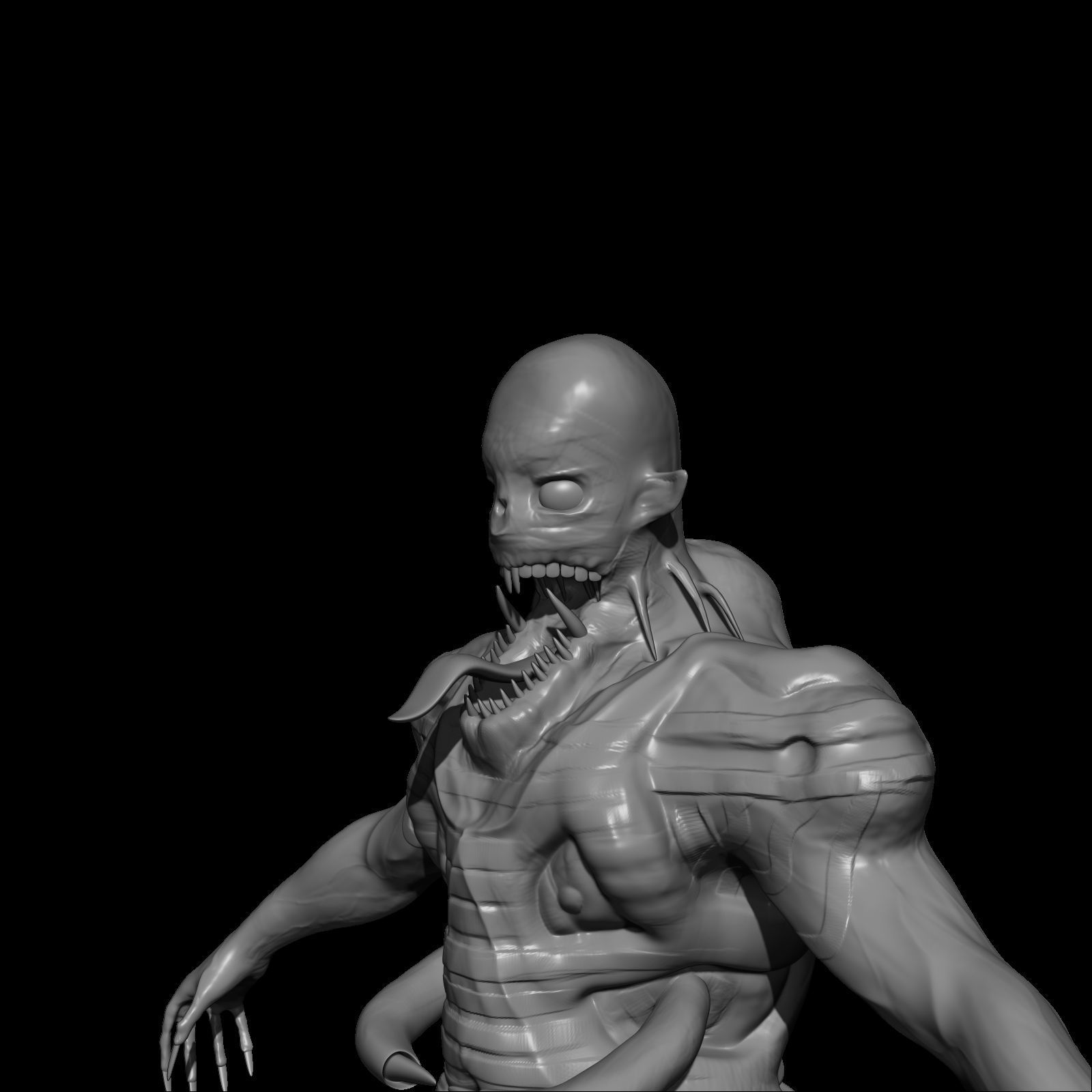 Zombies transformed from humans 3D model | CGTrader