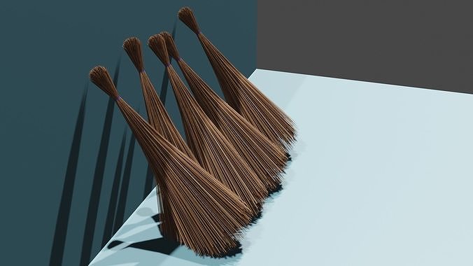 Indian Traditional Broom 3D model | CGTrader