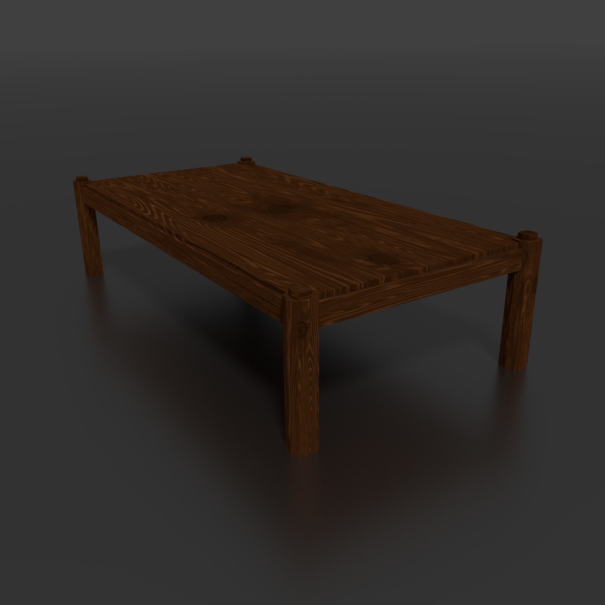 Meja Kayu 001-030 3D model | CGTrader