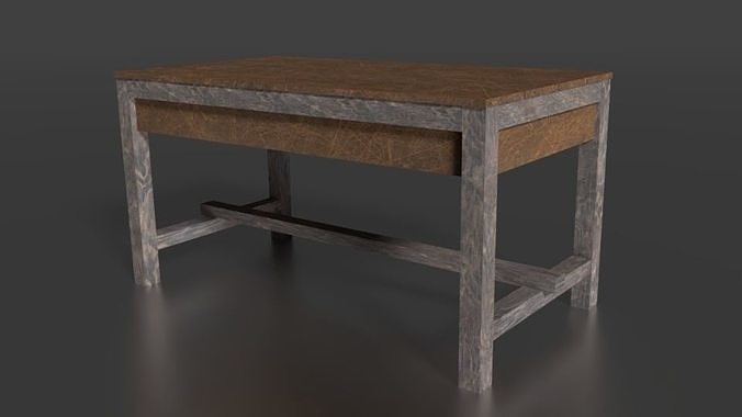 Meja Kayu 001-030 3D model | CGTrader