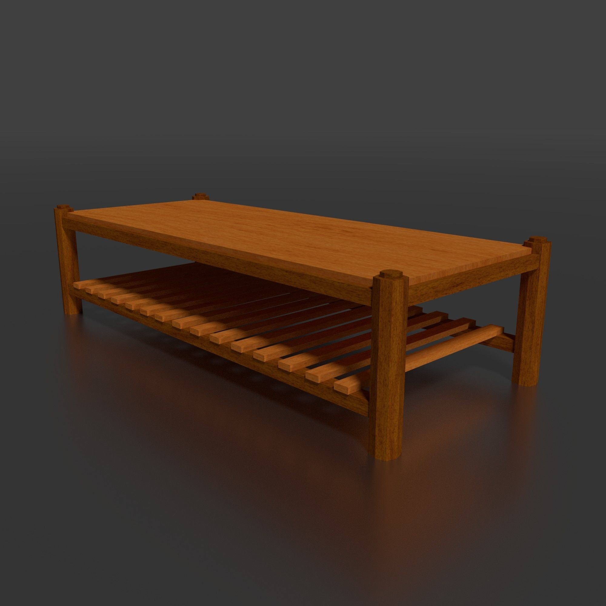 Meja Kayu 001-030 3D model | CGTrader
