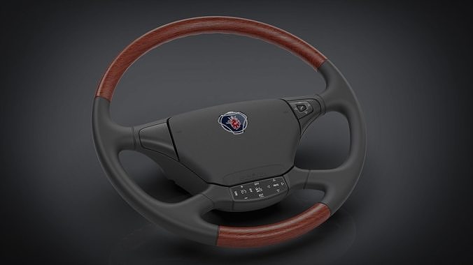 Scania Truck- Bus Steering Wheel 3D model rigged | CGTrader