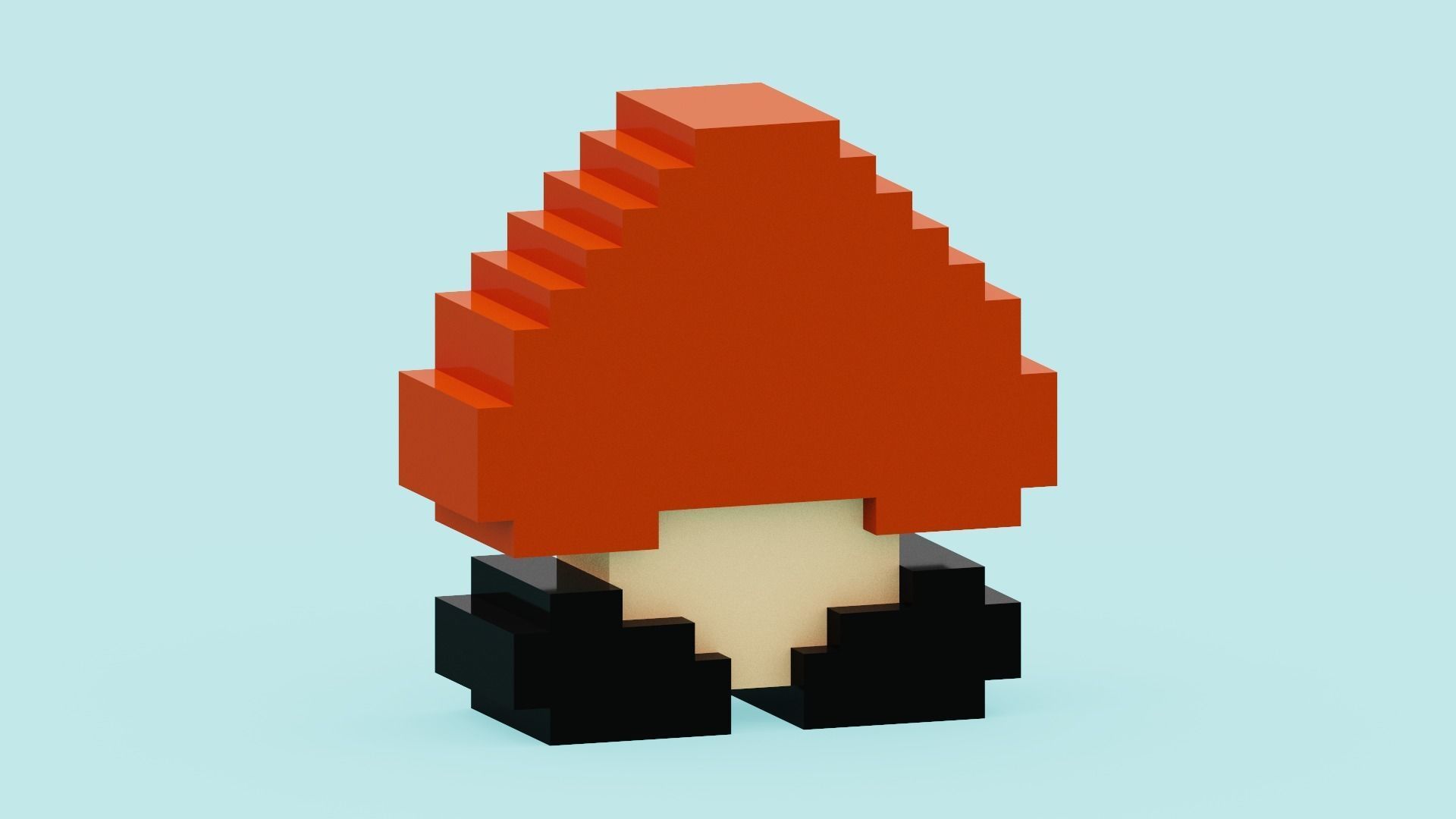 3D model Voxel Goomba VR / AR / low-poly | CGTrader